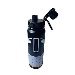 Windgro Stainless Steel Apex Legends Phoenix Kit Water Bottle 27oz wide mouth Insulated Flask Keeps Hot or Cold 800ml (Black)