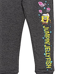 SpongeBob SquarePants Patrick Star Toddler Boys Fleece 2 Pack Jogger Pants 3T Light Grey/Dark Grey