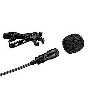 AUGSUN 18Pcs Lapel Microphone Clips Replacement Kit, 6Pcs Lavalier Mic Clips Metal Tie Clips Lavalier Microphone Clips, 6Pcs Windscreen Foam Cover and 6Pcs Plastic Wire Clips