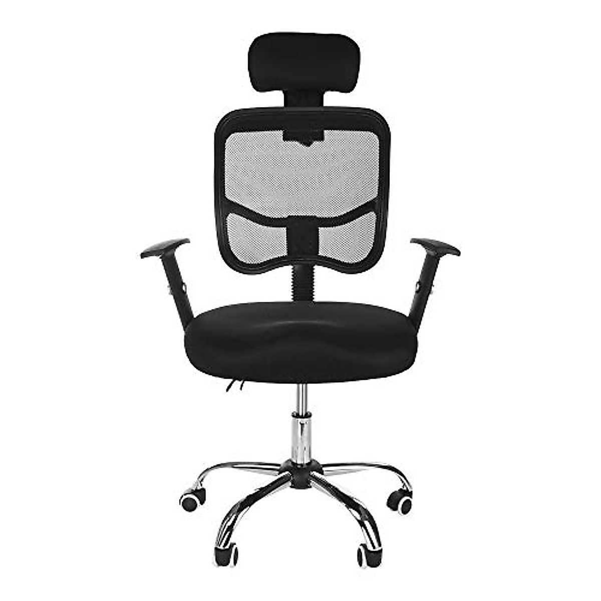 Executive Computer Office Home Task Adjustable Swivel Chair Stool with Arms,Breathable Mesh,Ergonomic Headrest and Lumbar Support(Ship from US!)