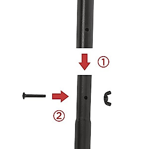 Suncast 20" Combination Snow Shovel/Pusher, Grey/Black