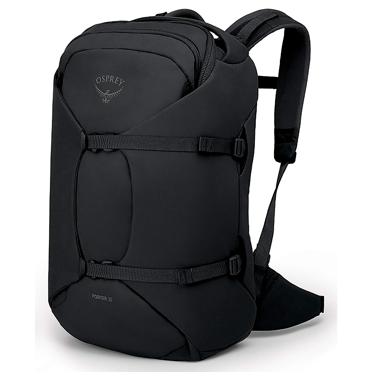 Osprey Porter 30 Travel Backpack, Black, One Size