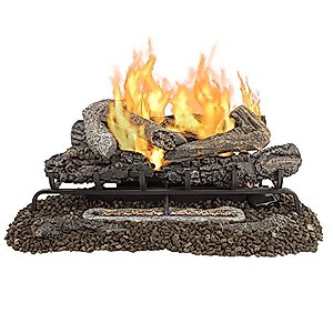Pleasant Hearth VFL2-VO30DR 30" Valley Oak Series Vent Free Gas Log Set 33,000 BTU's