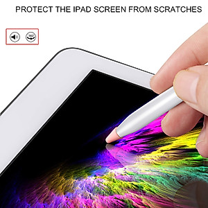 Weewooday 24 Pieces Silicone Nibs Covers Compatible with Pencil 1st and 2nd Generation, Pencil Tip Cover Anti-Slip Protective Cover Noiseless Drawing Writing, 12 Colors