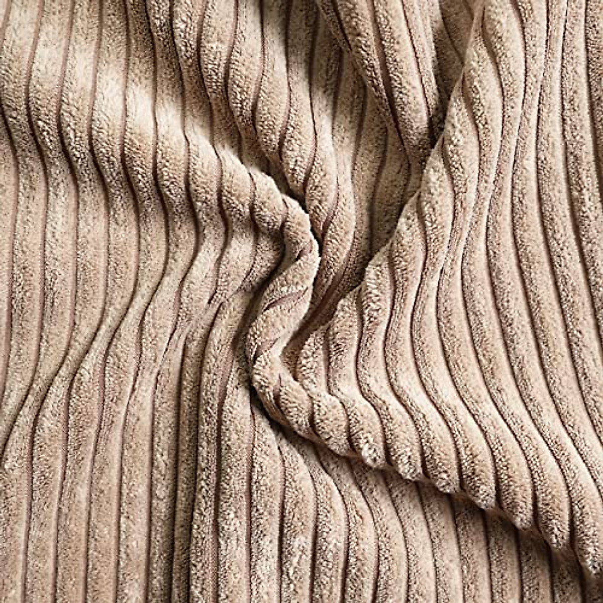 MEKAJUS Pack of 4 Pillow Covers 18x18 Brown Decorative Throw Pillow Covers Soft Corduroy Solid Pillow Covers Modern Decor Square Cushion Covers for Couch Sofa Bedroom Car Living Room (Brown)