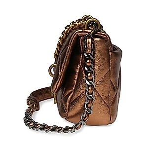 Steve Madden Terra-M Metallic Crossbody, Bronze