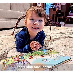 Miao Miao Chinese Nursery Rhymes Learning Books with Mandarin, Pinyin, and English. Bilingual & Interactive Sing Along Sound Book for Kids, Babies, Toddlers & Children.