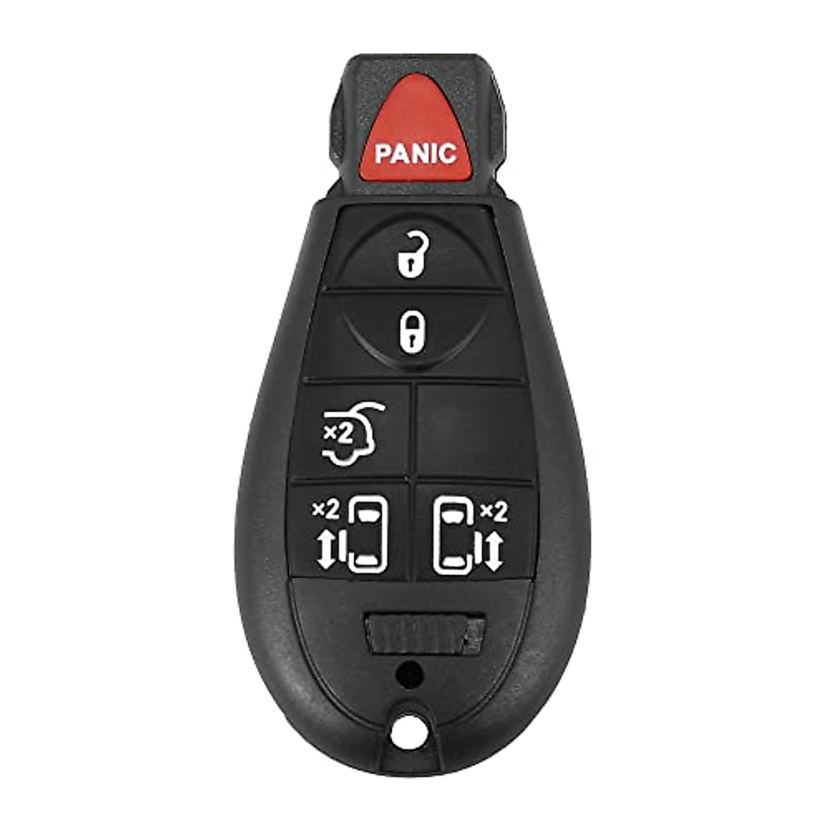 X AUTOHAUX Replacement Keyless Entry Remote Car Key Fob M3N5WY783X 433Mhz for Dodge Grand Caravan for Chrysler Town and Country 6 Buttons with Door Key