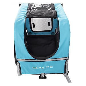 Sunlite Pet Trailer - Black/Gray/Blue - PTS-5