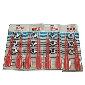 JIEXI HWYP Metal Crossbow Bolts for Fishing with Fishing Line Wheel Set Pack of 4 (red)