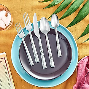 Hampton Forge White Dali Marble 16 Piece Set, 1.80 LB