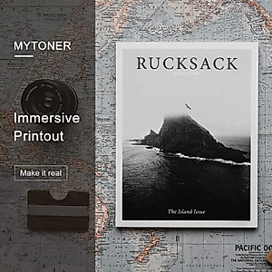 MYTONER (NO CHIP) Compatible Toner Cartridge Replacement for HP 206A W2110A for Pro M255dw MFP M283fdw MFP M282nw MFP M283cdw Printer (Black,1-Pack)