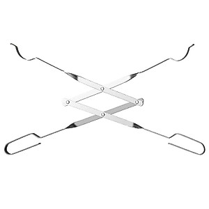 Blackhoso 40" Fireplace Poker and 36" Fireplace Tongs, Stainless Steel Fire Pit Poker and Log Grabber for Indoor and Outdoor Fire Pits, Campfire Use