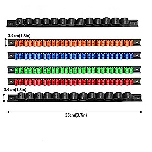 3-H Screwdriver Organizer,Tool Holder,Tool Organizer Wall Mount for Wrench Plier Screwdriver Organization
