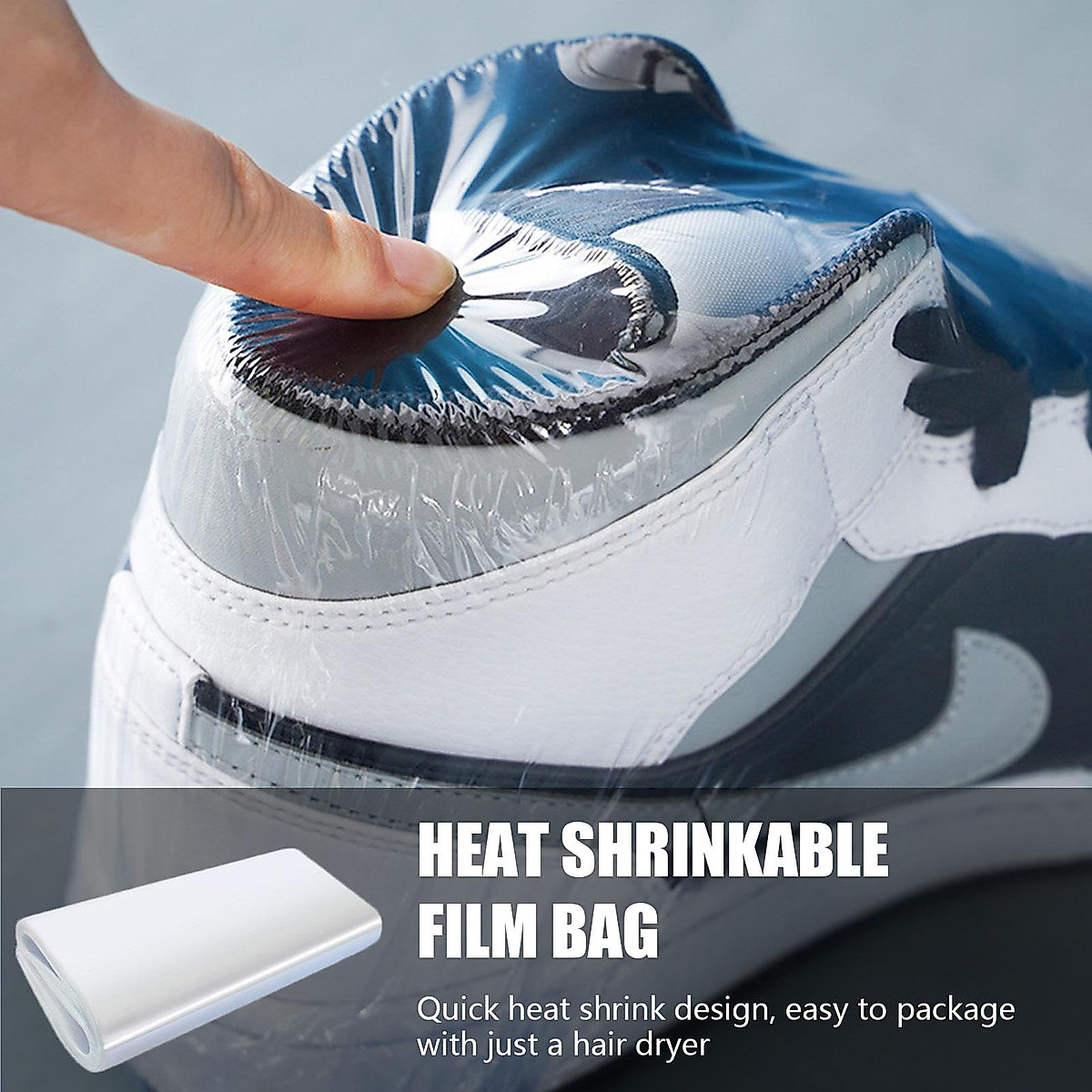 Generic Clear PVC Heat Shrink Wrap, Heat Shrink Bag, Heat Shrink Wrap Bags, Packaging Soap Shrink, Shrink Packaging Bags For Gift Baskets Homemade DIY Projects, TR2555T3RH9TMAA632U