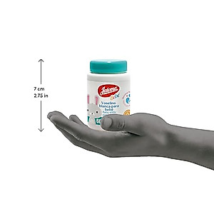 Jaloma Baby White Petrolatum, Prevents Diaper Rash, Softens Baby Skin, 3-Pack of 2.11 Oz, 3 Jars