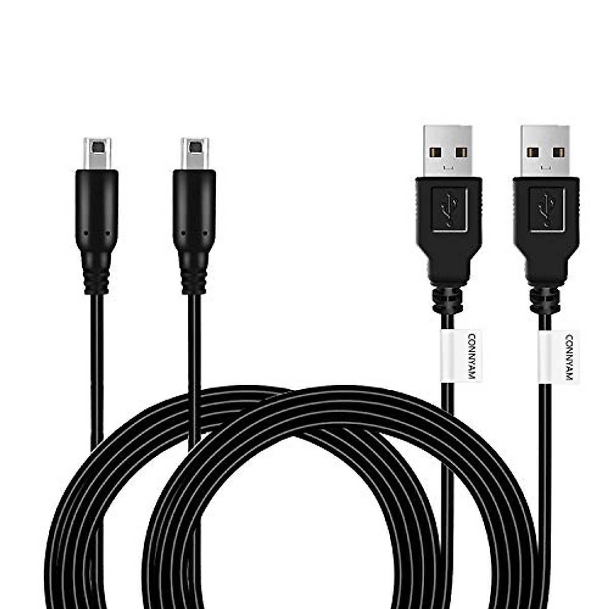 2 Pack 8ft Nintendo 3DS USB Charger Cable, Play and Charge Power Charging Cord for Nintendo New 3DS XL/ New 3DS/ 3DS XL/ 3DS/ New 2DS XL/ New 2DS/ 2DS XL/ 2DS/ DSi/ DSi XL