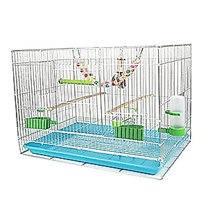 Tyoo Bird Cage Pet Supplies Suitable for Small Birds Used As a Nest for Homing Pigeons Suitable for Most Bird Cages Assembled and Cleaned