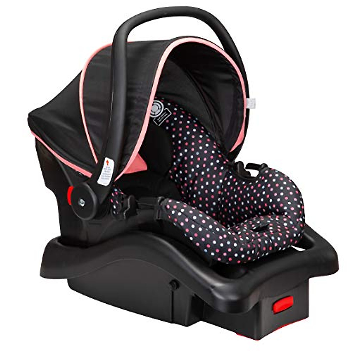 Disney Light 'N Comfy 22 Luxe Infant Car Seat, Minnie Confetti