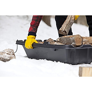 Pelican - Trek 45 Utility Sled - Black - Pull Rope - 4 Season Sled - Carry Up to 130lb - Heavy Duty RAM-X Construction - Use 2 Trek 45 to Enclose Gear - LDT45PA06-00