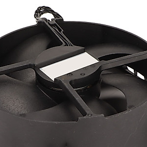 CPU Cooling Fan, 4 Pin Power Connection 5 Blades Fast Heat Dissipation Replacement Internal Cooling Fan, Lightweight Stable Wear Resistant for Xbox Series X