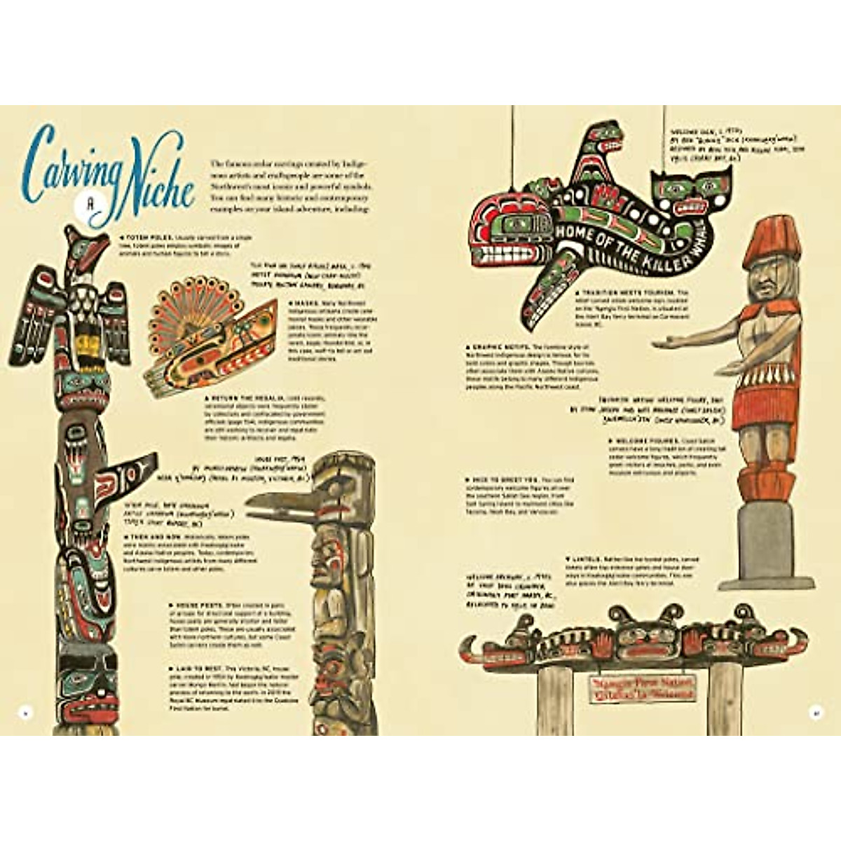 On Island Time: A Traveler's Atlas: Illustrated Adventures on and around the Islands of Washington and British Columbia (Drawn The Road)