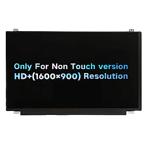 Daplinno 17.3" Screen Replacement for HP 17-BY2008DS 17-BY2009DS 17-BY2010DS 17-BY2012DS LCD Display Panel 60Hz 30 pins HD+ (1600×900) (Only for Non Touch Version)