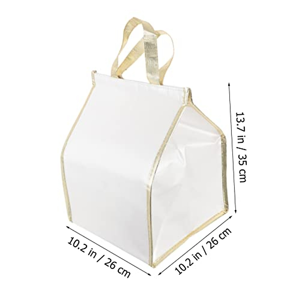 Insulated Cooler Bag Insulation Bags Portable Ice Pack Cooler Ice Packs Grocery Shopping Bags Reusable Grocery Bags Cake Carrier Bag Nonwoven Peritonealwaterproof Food Bag