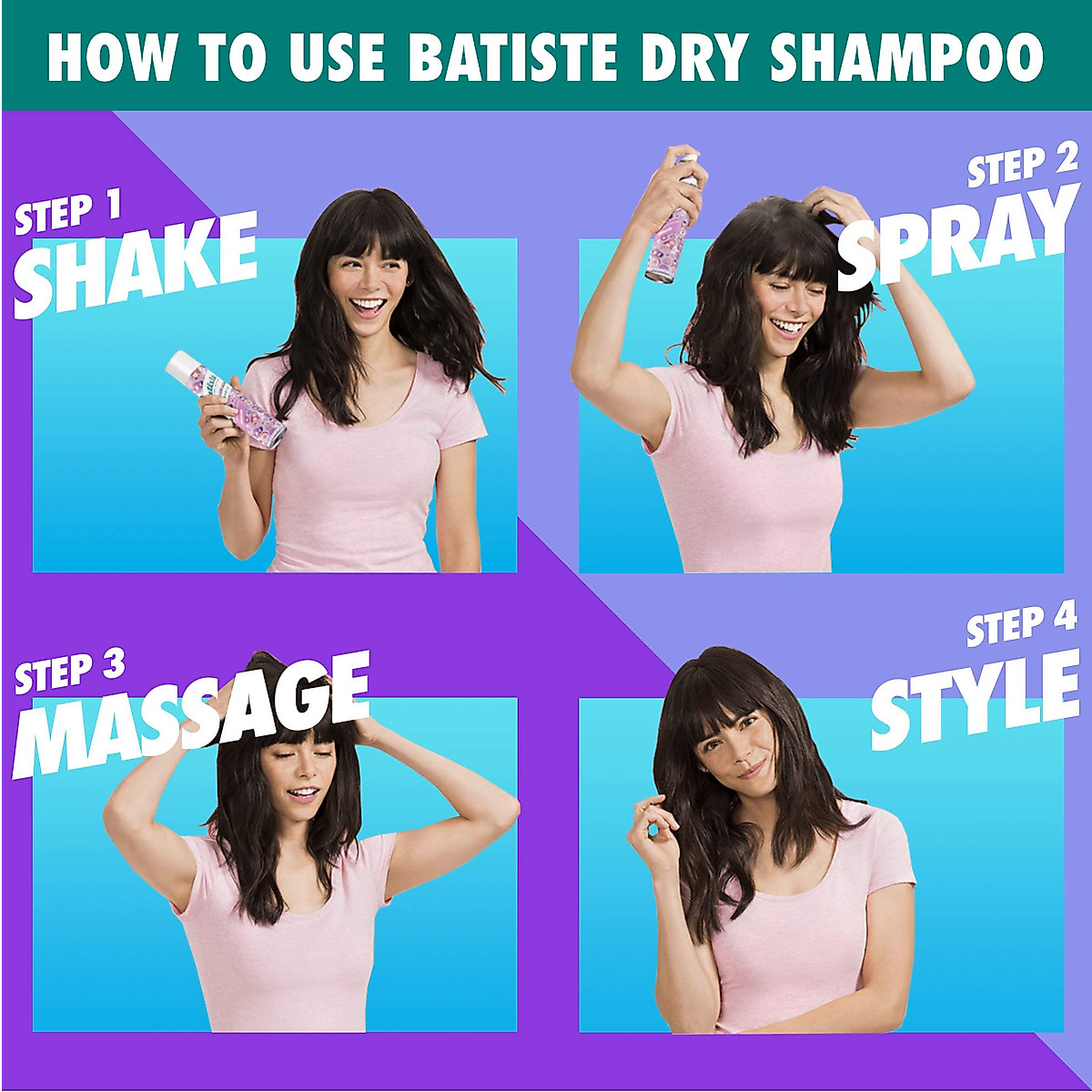 Batiste Dry Shampoo, Defrizzing, 6.73 fl. oz.