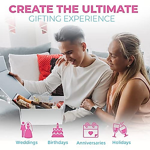 Kiniu 1 Pack White Gift Boxes with Lids for Presents - Collapsible Magnetic Closure Box for Bridesmaid Proposal, Groomsman, Wedding, Birthday, Shirt Gift Box - 9.25x9.25x3.75 Inches