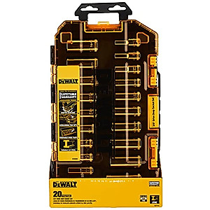 DEWALT Deep Socket Set, 20-Piece, 3/8" Drive Metric/SAE (DWMT73812)