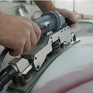 Electric flexible orbital sander Flexisander FS40070E 110 V, 15 3/4 x 2 3/4 in, sands curved surfaces, fastening system with dust extraction, vehicle body repairers, shipbuilders, composite, wood