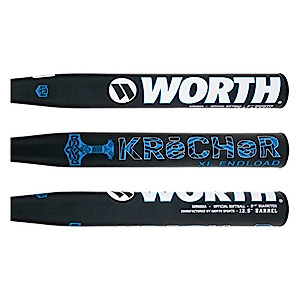 Worth | 2022 | KRECHER | XL | USA/ASA Slowpitch Softball Bat | 13.5" Barrel | 34" x 26 oz.