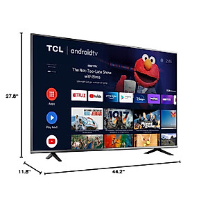 TCL 50-inch Class 4-Series 4K UHD HDR Smart Android TV - 50S434, 2021 Model