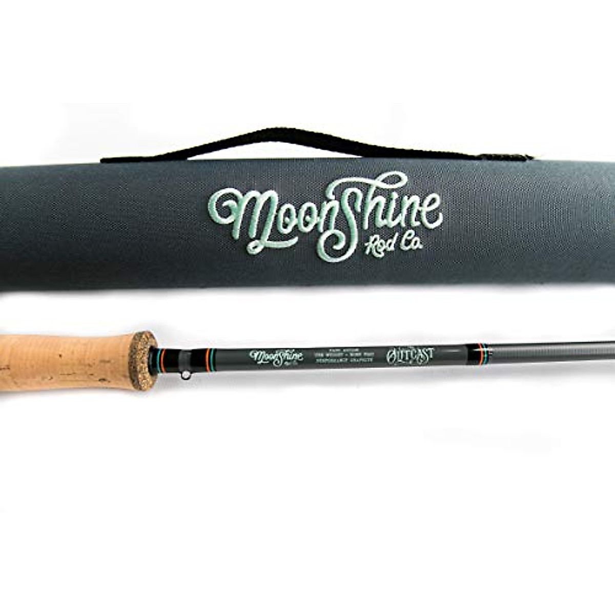 Moonshine Rod Co. The Outcast II Salt Fly Fishing Rod with Extra Tip