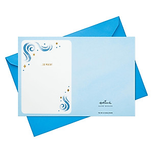 Hallmark Paper Wonder Pop Up Thank You Card (Blue and Gold) for Graduation, Nurses Day, Admin Professional Day, Teacher Appreciation and More