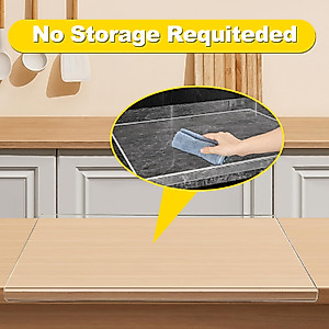 Acrylic Cutting Board for Kitchen Countertop, Upgraded Thickened Cutting Board with Edge for Protecting Home or Restaurant Countertops (17x13inx0.15in)