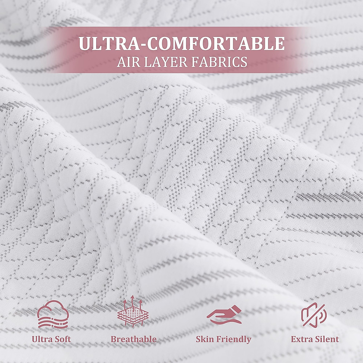 Heated Mattress Pad Queen Size, Dual Control Electric Mattress Pad, 60" x 80", Fast Heating Bed Warmer with 4 Heating Levels & 10 Hour Auto Off, Fit Up to 17" Deep Pocket, Machine Washable