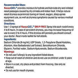 NeilMed Nasogel Drip Free Gel Spray, 1 Fluid Ounce
