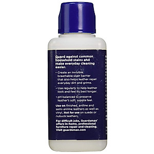 Guardsman Protect & Preserve for Leather 8.4 oz - Repels Stains, Retains Color and Softness, Great for Leather Furniture & Car Interiors - 471000-2 Pack