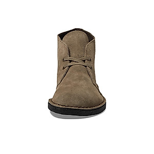 Clarks Men's Desert Chukka Boot, Dark Grey Suede, 8.5