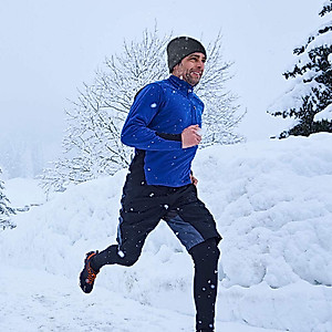 OZERO Winter Beanie Daily Hat Warm Polar Fleece Ski Stocking Skull Cap for Men and Women Gray