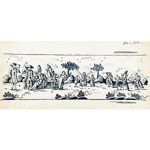 An original design for a porcelain plate