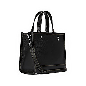 Coach Women's Dempsey Tote 22 (SV/Black Multi With Happy Dog Print)