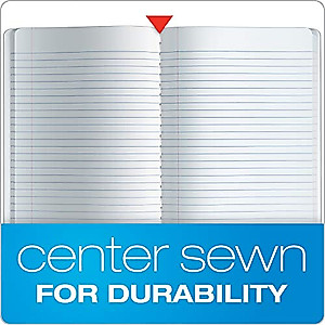 Oxford Composition Notebooks, Wide Ruled Paper, 9-3/4" x 7-1/2", Black Marble Covers, 100 Sheets, 12 per Pack (63795)