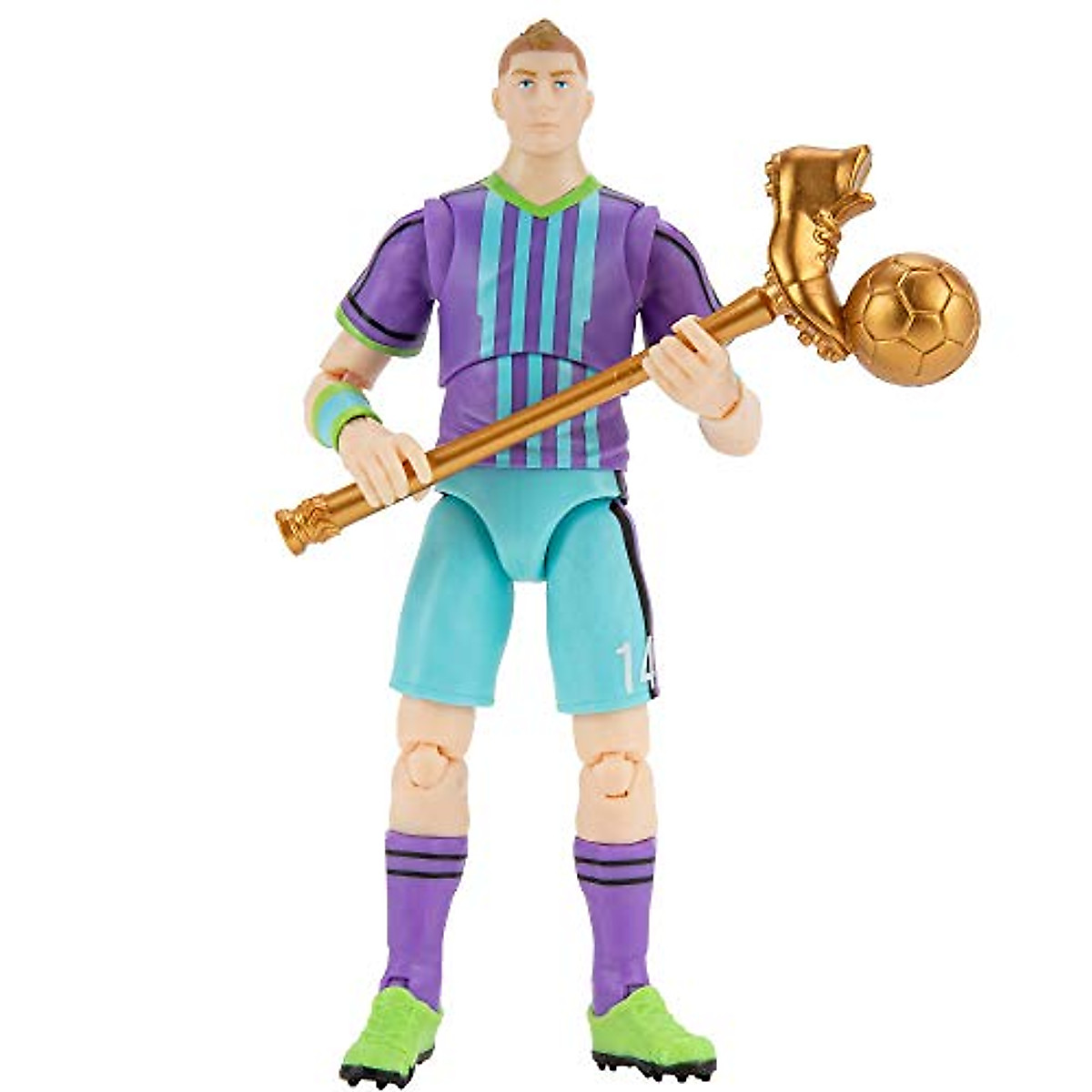 FORTNITE Legendary Series, Aerial Threat, 1 Figure Pack - 6” Articulated Action Figure - Includes Harvesting Tool, 3 Weapons, 1 Back Bling, 3 Interchangeable Heads - Collect Them All