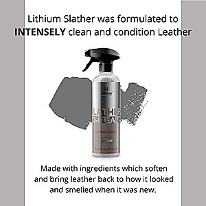 Lithium Slather Bio- Cleanse is a Revolutionary New Concept in Leather Care and Leather Conditioning. Slather is Made to Hydrate, Clean and Condition Bio Based Surfaces Such As Leather.
