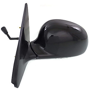 Kool Vue Mirror Set Compatible With 1992-1995 Honda Civic, Manual Folding, Manual Remote Glass, Paintable Driver and Passenger Side