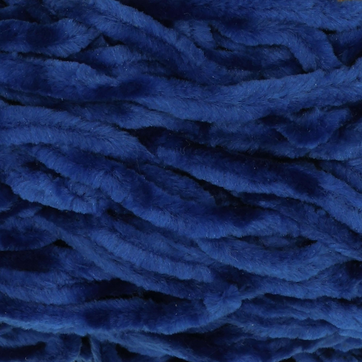 JubileeYarn Chenille Yarn - Worsted Weight - 100g/cake - Iolite - Dark Midnight Blue Velvet - Crochet and Knitting Yarn - 2 Cakes