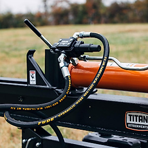 Titan Attachments Industrial 30 Ton Towable Hydraulic Horizontal/Vertical Log Splitter, Quarter Logs Up to 24", ATV/UTV Tow-Behind with 208cc Briggs and Stratton Engine